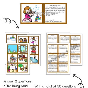 ABA Verbal Behavior Advanced Intraverbal Assessment Level 3 | READING ...