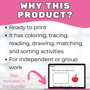 Identify Color Words | Color Worksheets | Preschool Color Activity ...