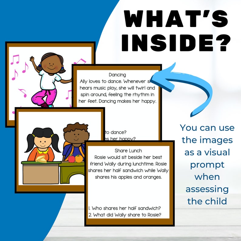 ABA Verbal Behavior Advanced Intraverbal Assessment Level 3 | READING ...