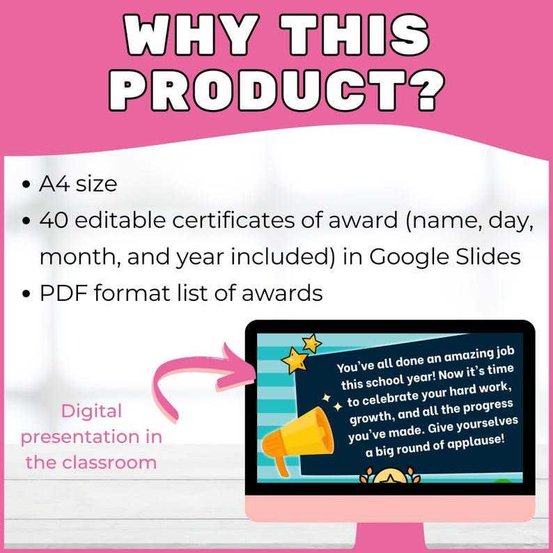 Editable End of Year Awards Certificates, Year End Student Awards ...