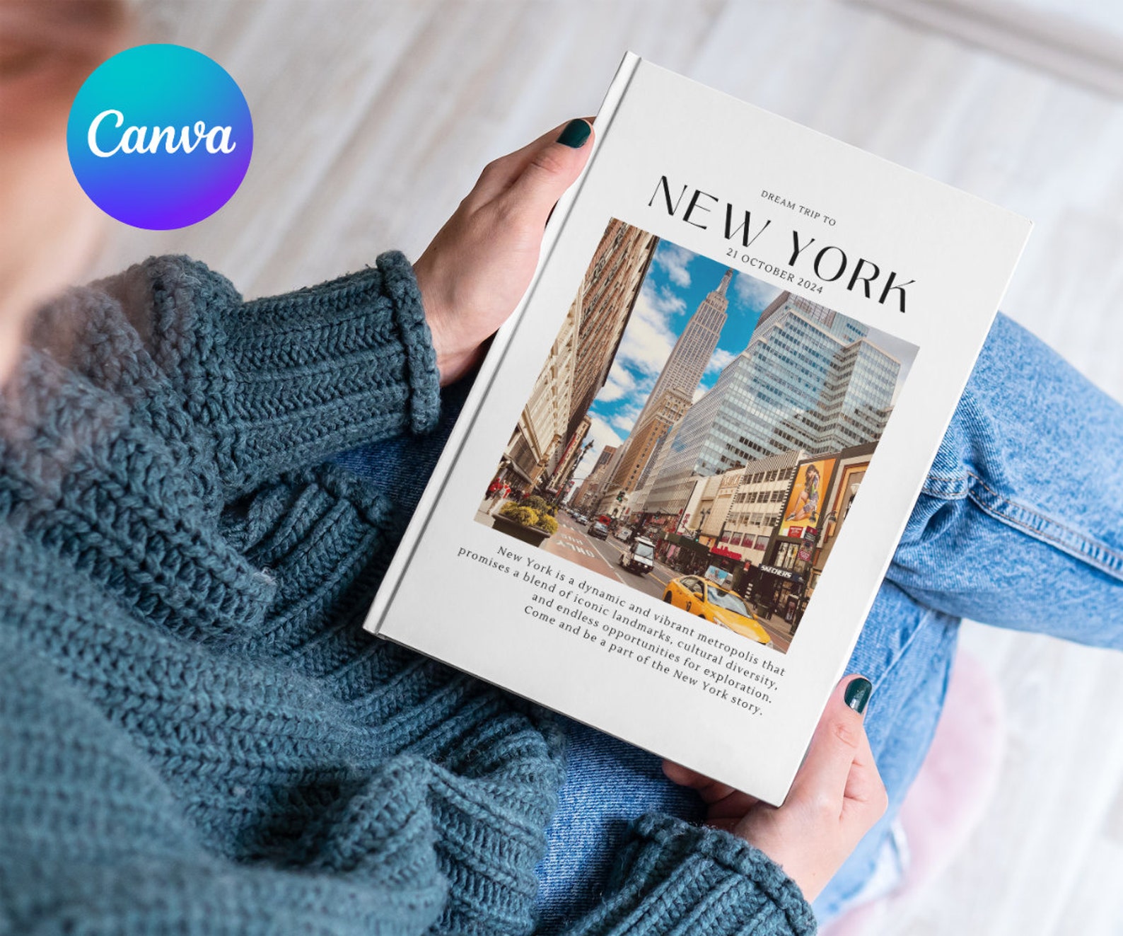 US Travel Photobook Template | Personal Photo Album | Travel Photo ...