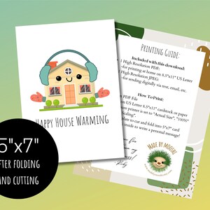 Printable Funny House Warming Greeting Card, Cute Pun Party Gift for ...