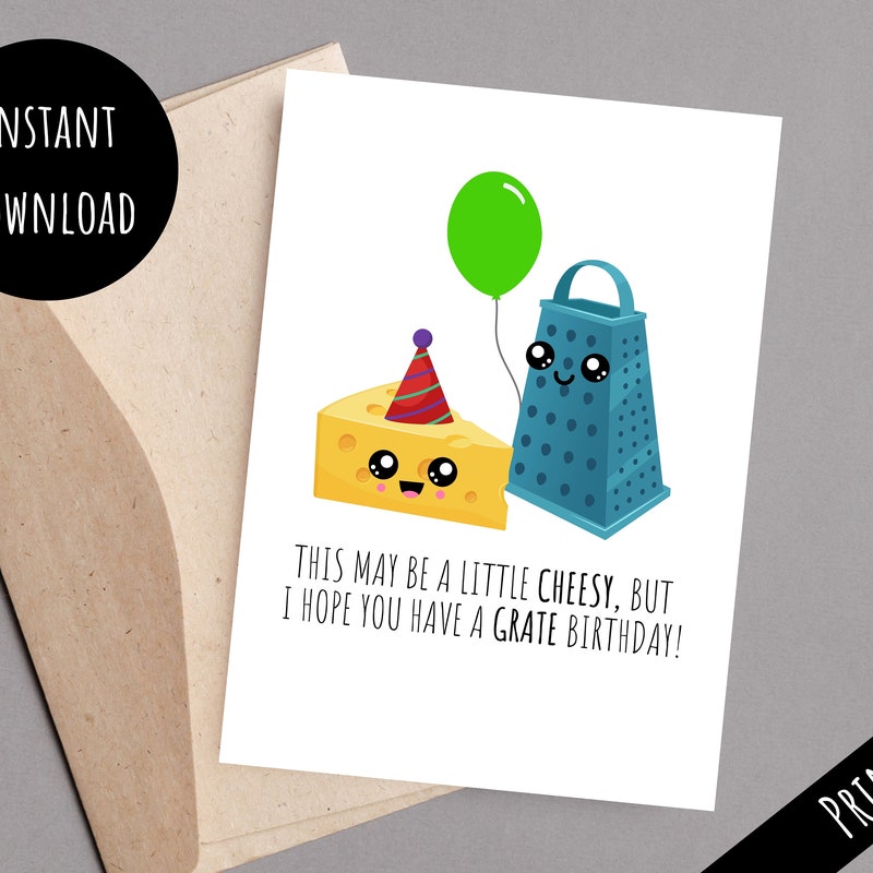 Cheese Pun Card Dad - Etsy UK