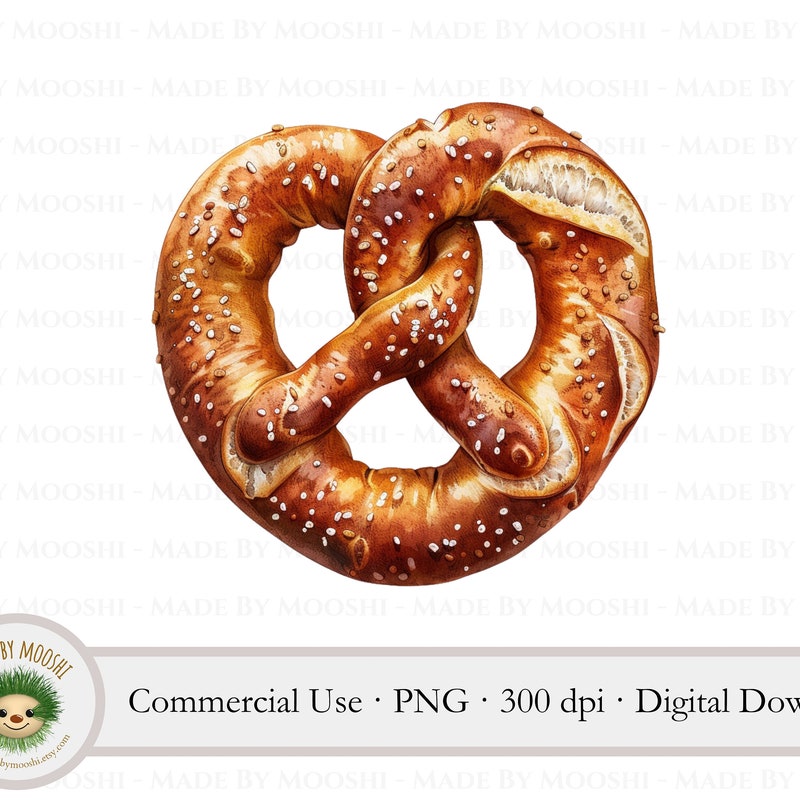 Pretzel Clipart - Etsy