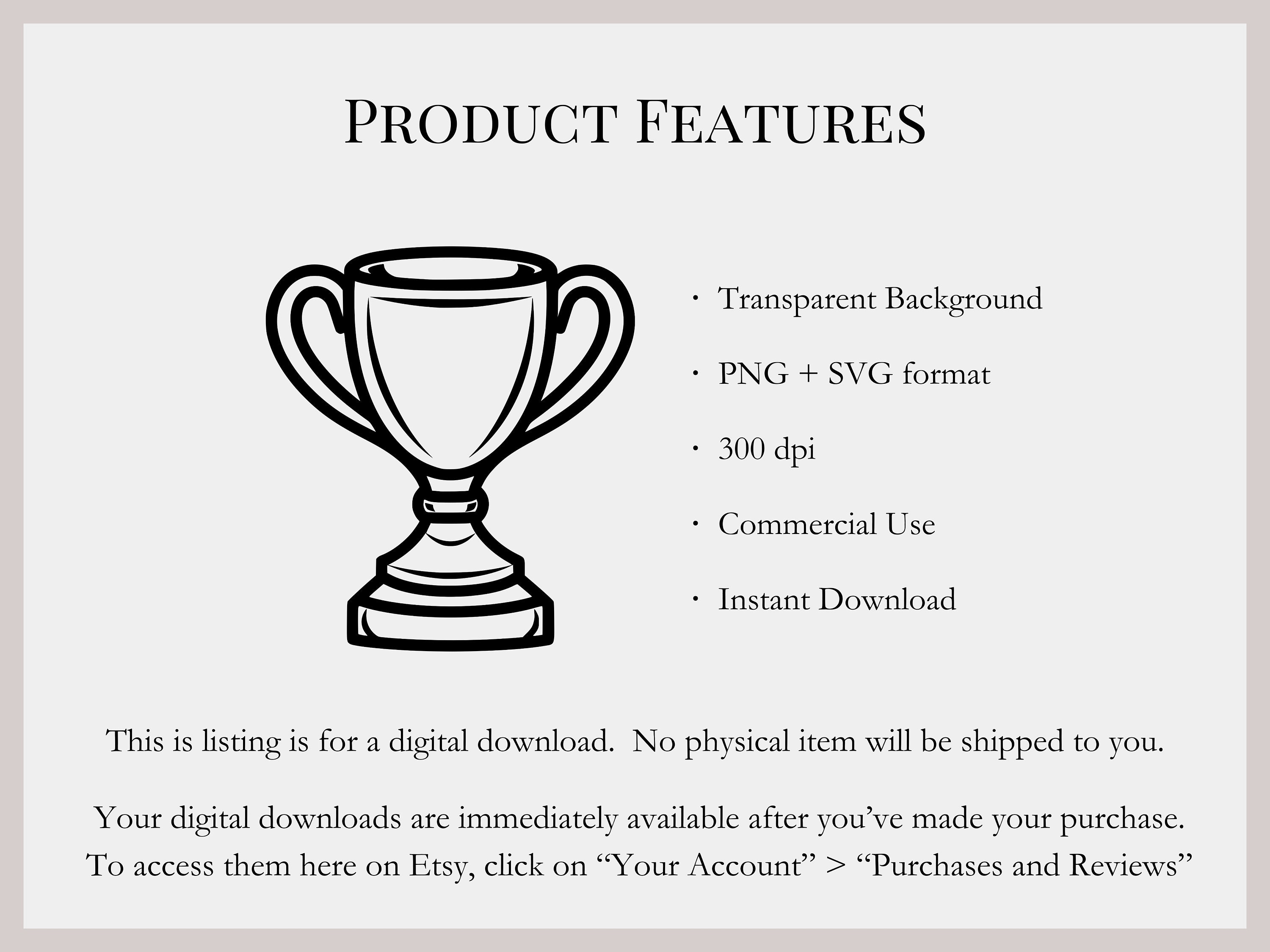 Trophy Clipart, Simple Black Silhouette Outline Game Winning Award ...