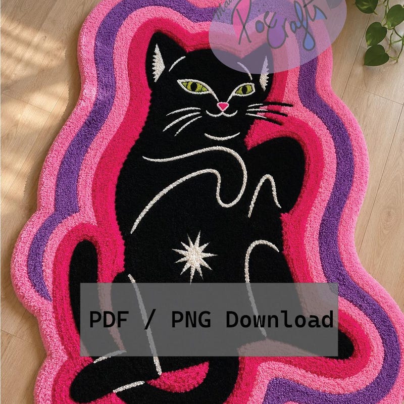 Tufted Rug Pdf Pattern - Etsy UK