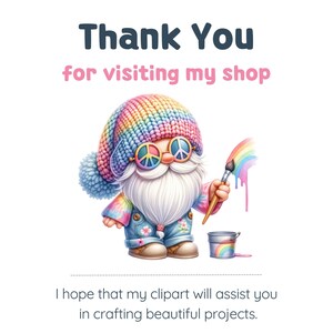 Watercolor Hippie Gnome Clipart Bundle | 20 High-quality Pngs | Hippy ...