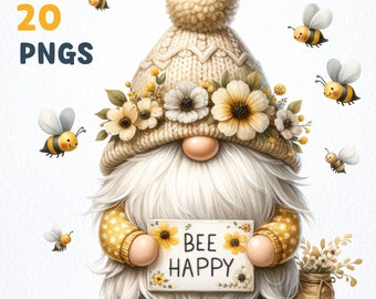 Bumblebee Gnome, Bee Gnome, Spring Gnome - Etsy