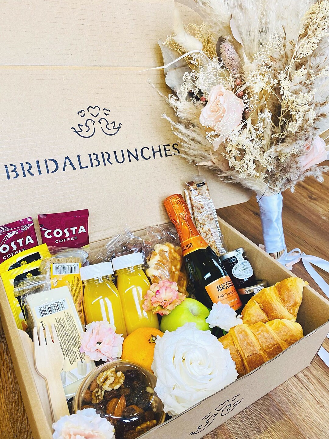 Anniversary Breakfast Box for Two - Etsy