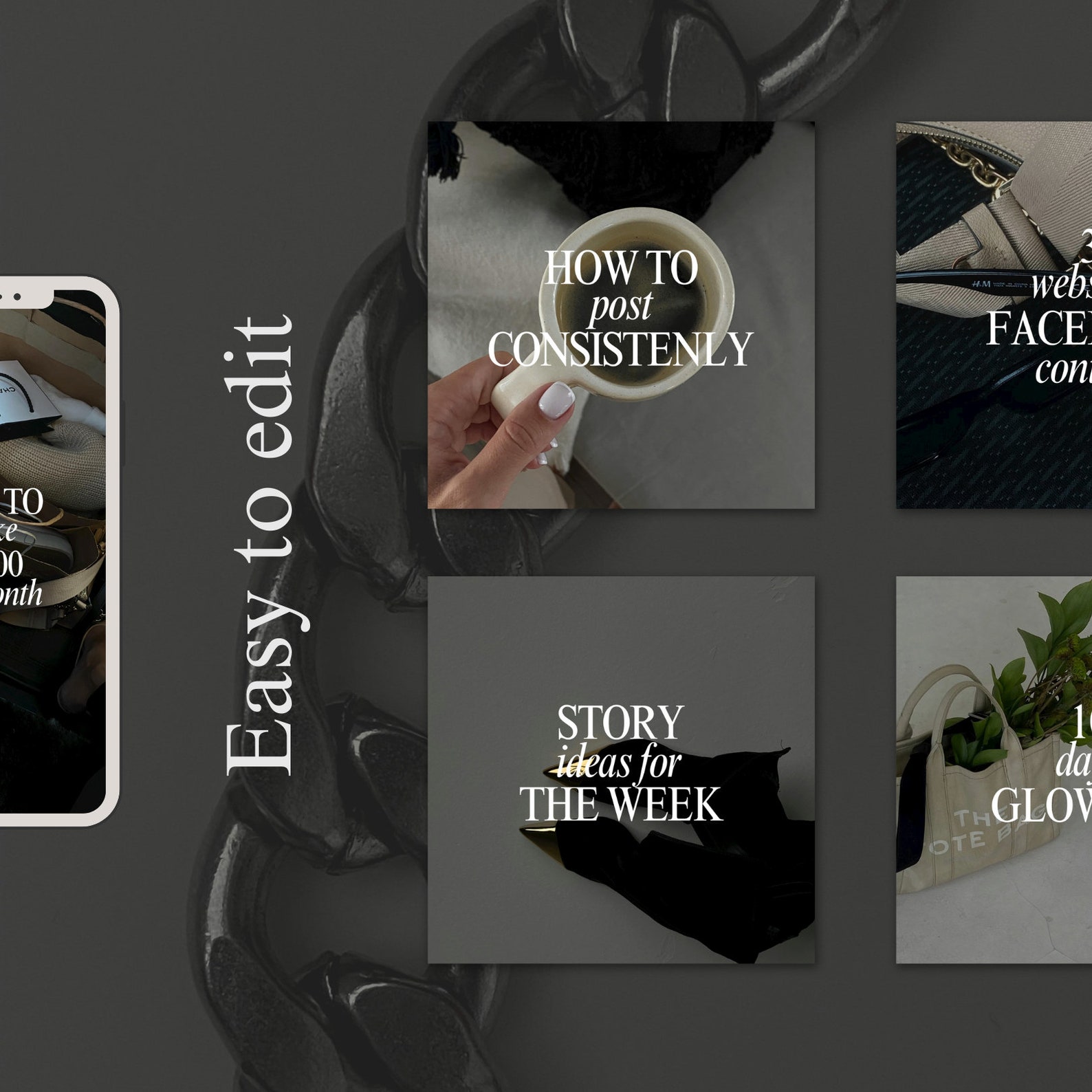 Faceless Reels Covers for Instagram for Faceless Content Creators UGC ...