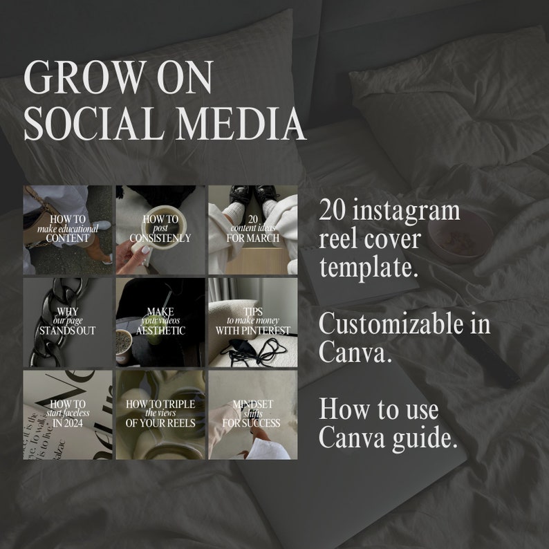 Faceless Reels Covers for Instagram for Faceless Content Creators UGC ...