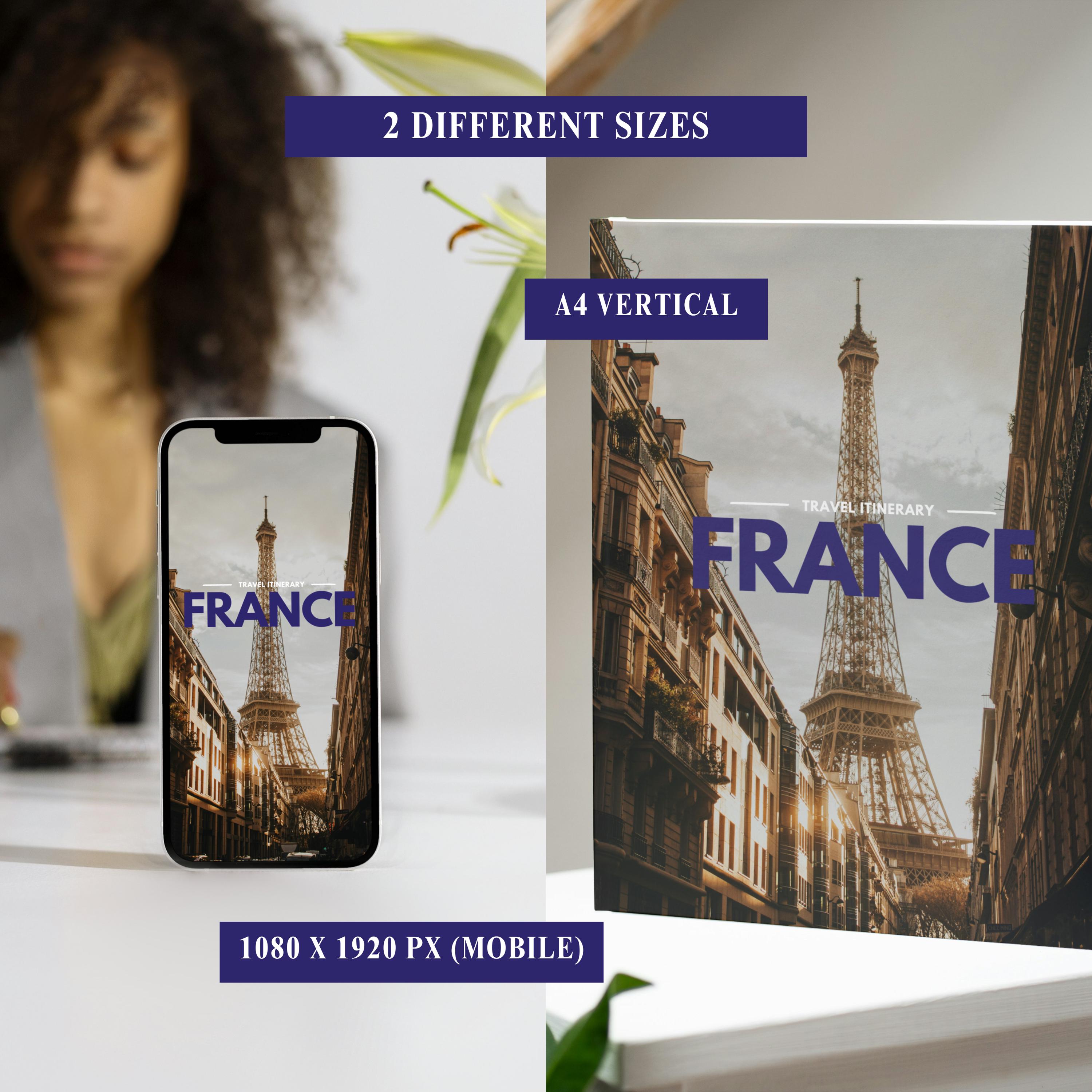 Editable Travel Itinerary France Template, France Travel Itinerary ...