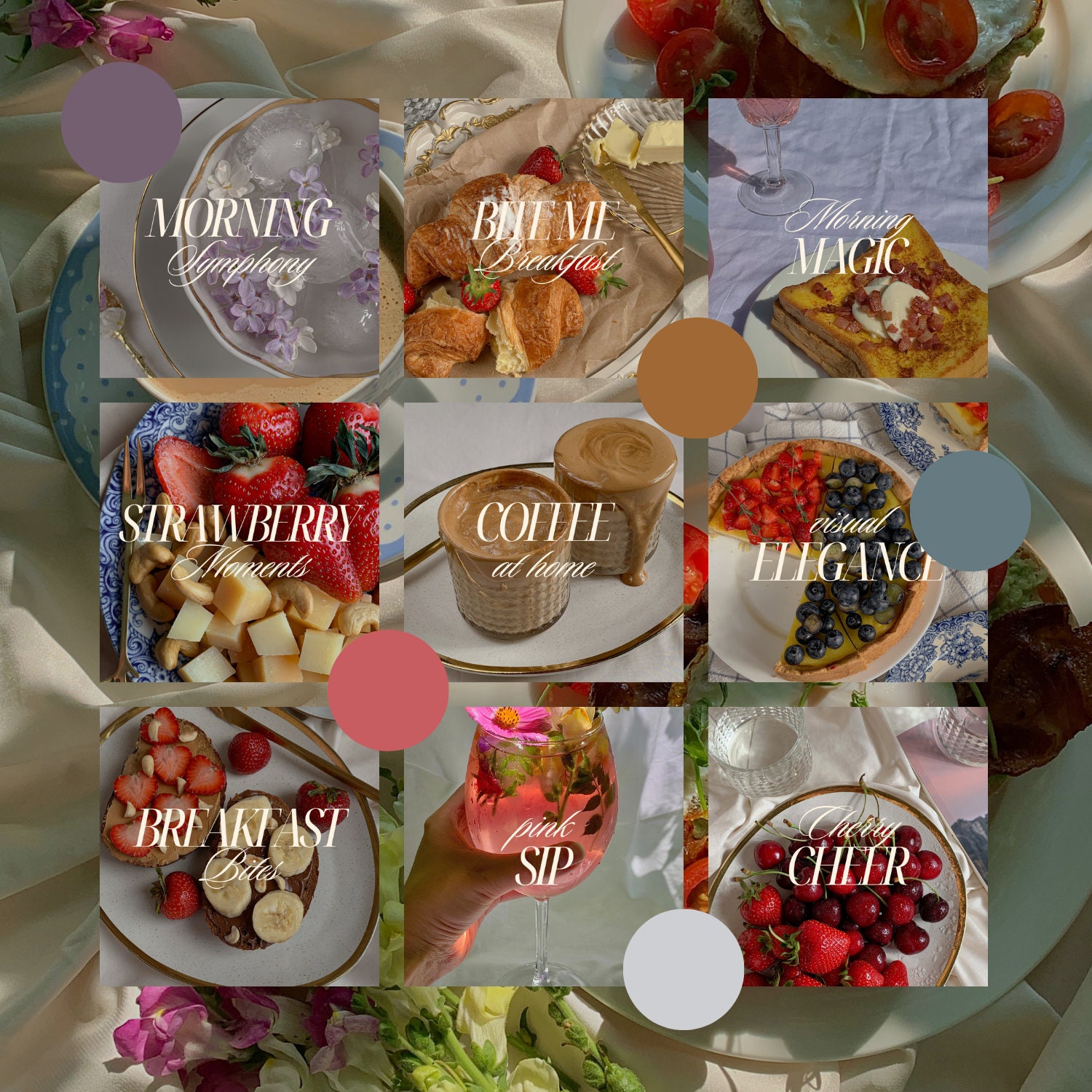 Food Reels Covers for Instagram, Canva Instagram Reels Cover Template ...