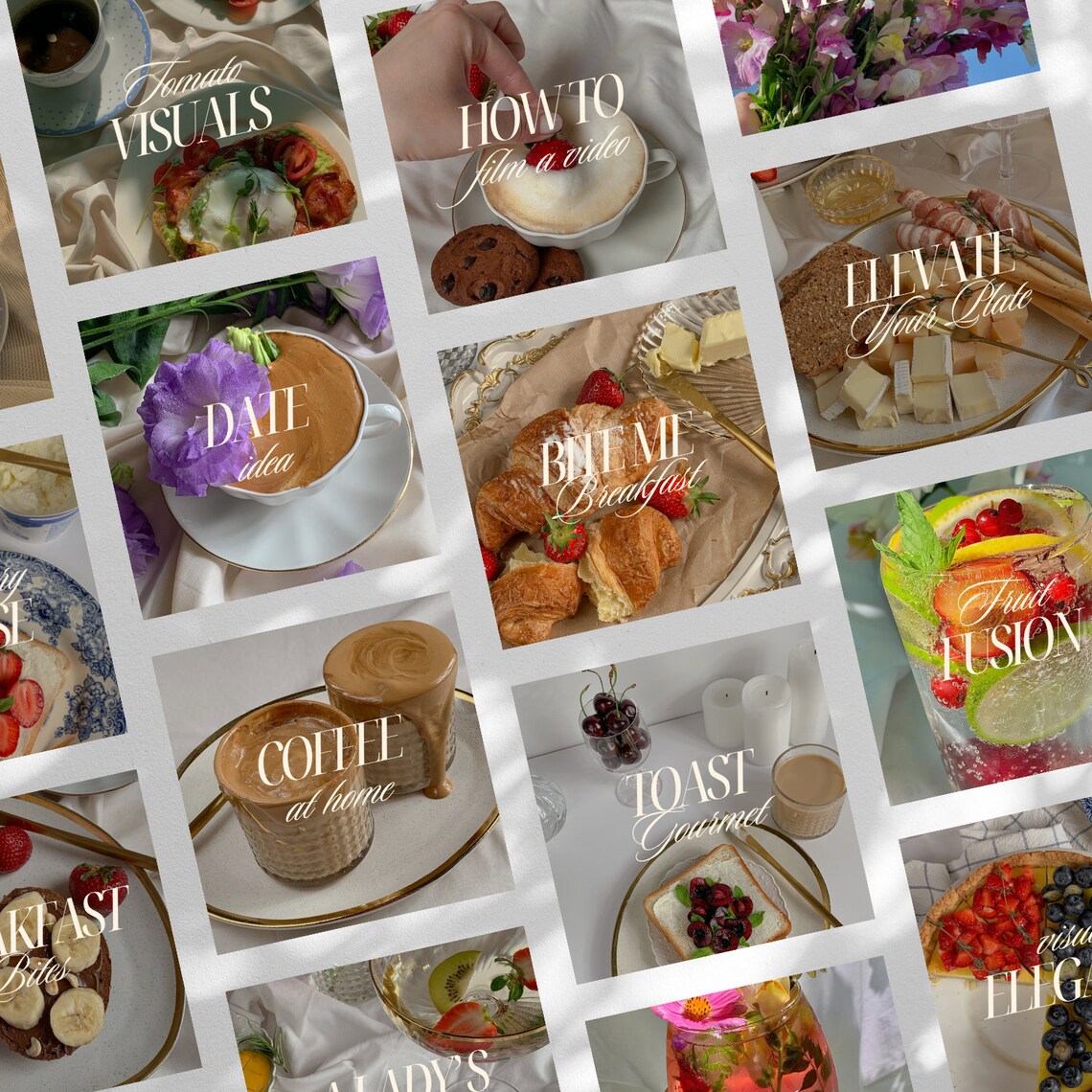 Food Reels Covers for Instagram, Canva Instagram Reels Cover Template ...