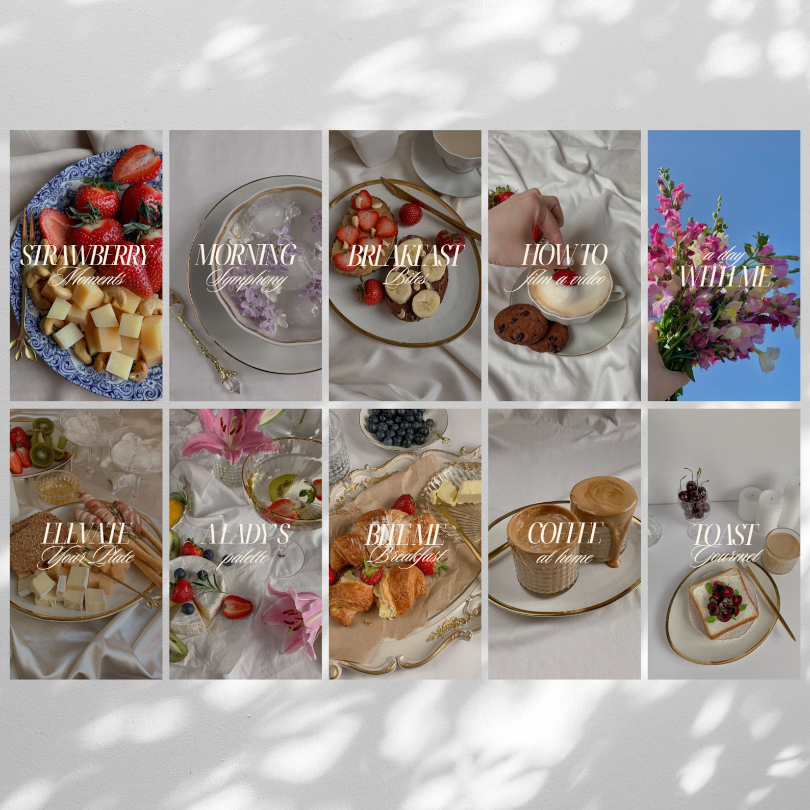 Food Reels Covers for Instagram, Canva Instagram Reels Cover Template ...