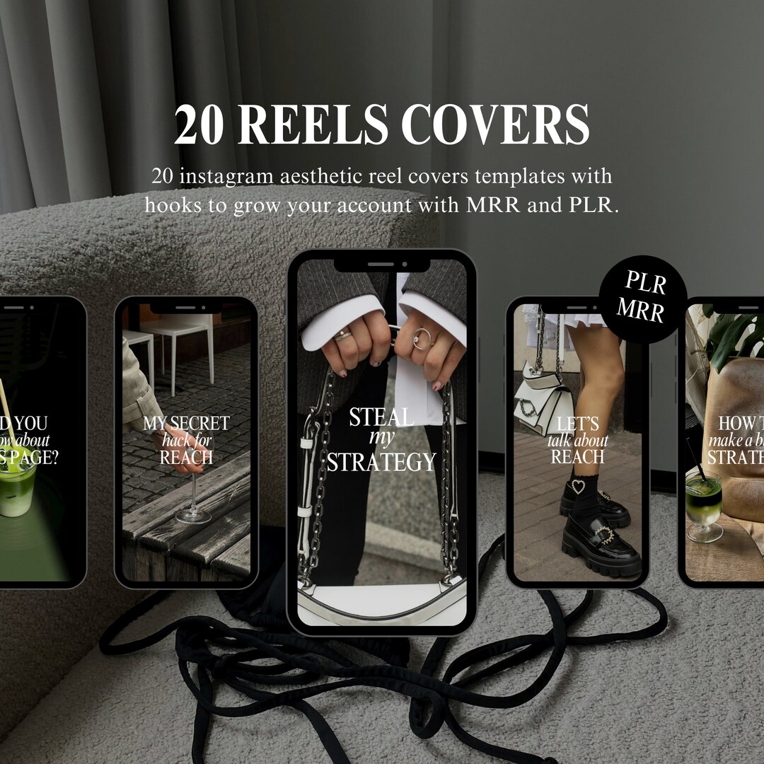Faceless Reels Covers for Instagram for Faceless Content Creators With ...