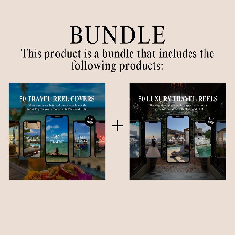 Faceless Reels and Reels Covers Travel Style With Resell Rights, MRR ...