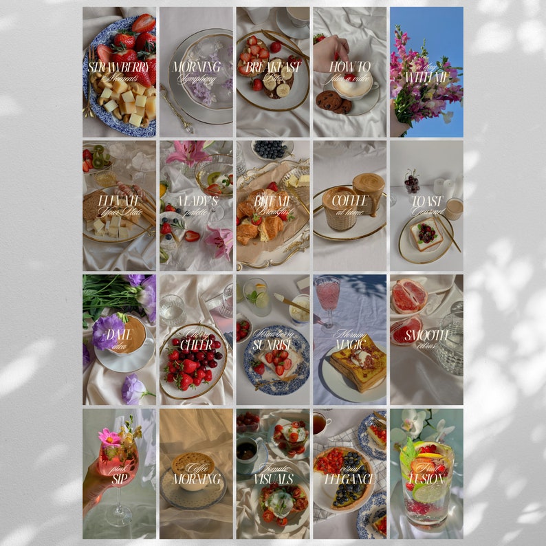 Food Reels Covers for Instagram, Canva Instagram Reels Cover Template ...