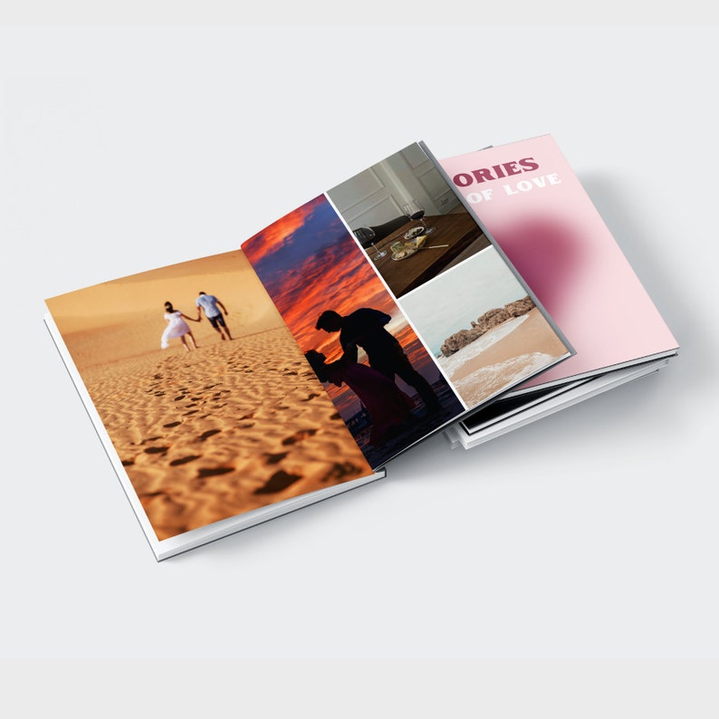 Photo Book Template for Couples, Love Valentine Gift, Couple Photobook ...