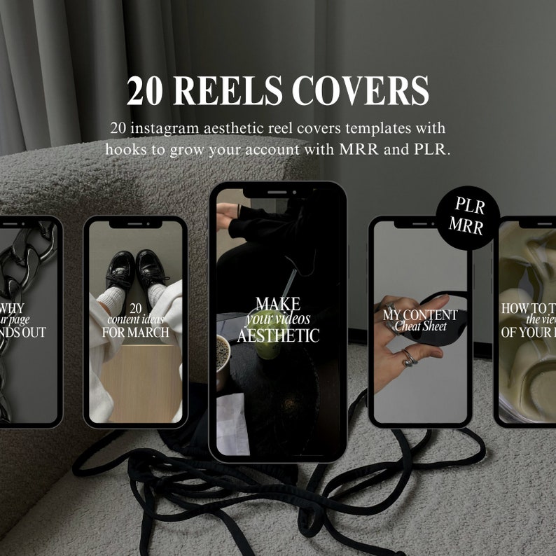 Faceless Reels Covers for Instagram for Faceless Content Creators UGC ...