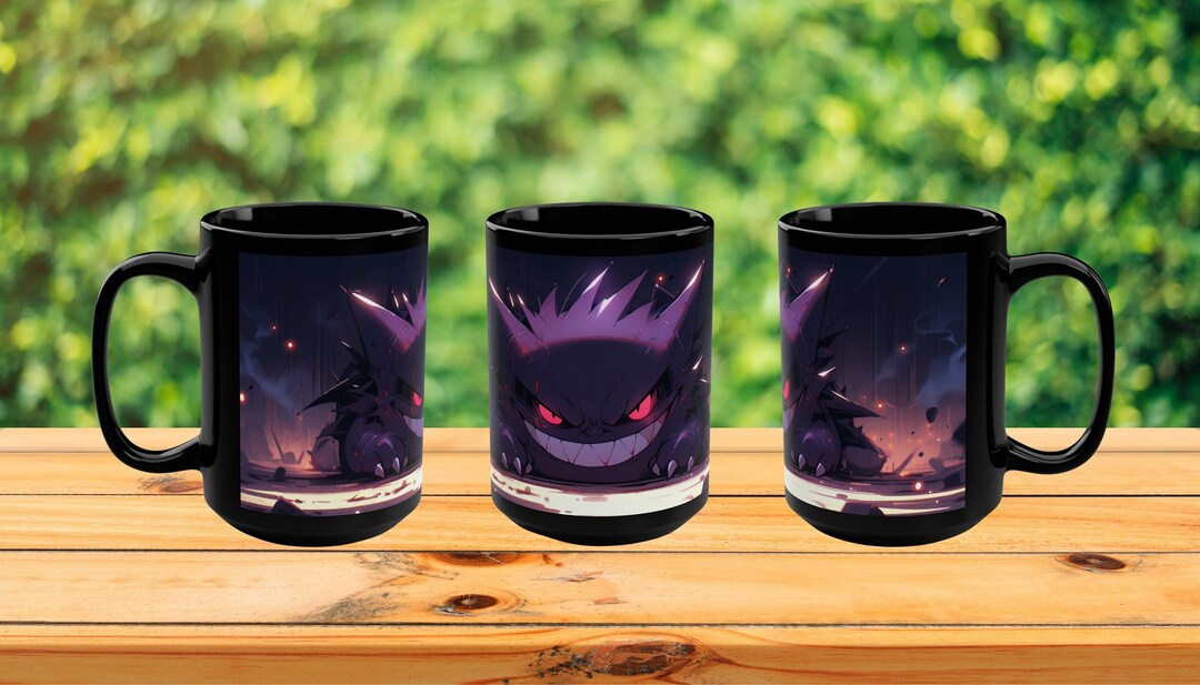 Gengar Mug Pokemon Mug Cute Gengar Anime Fan Pokemon Gift - Etsy