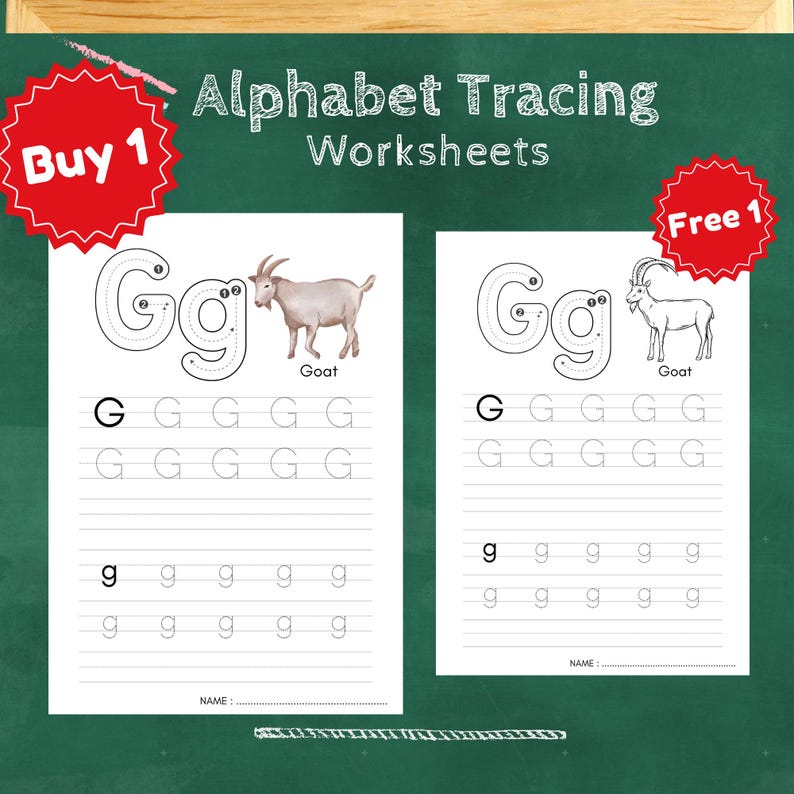 Alphabet Tracing Worksheets for Kids | Printable ABC Tracing Practice ...