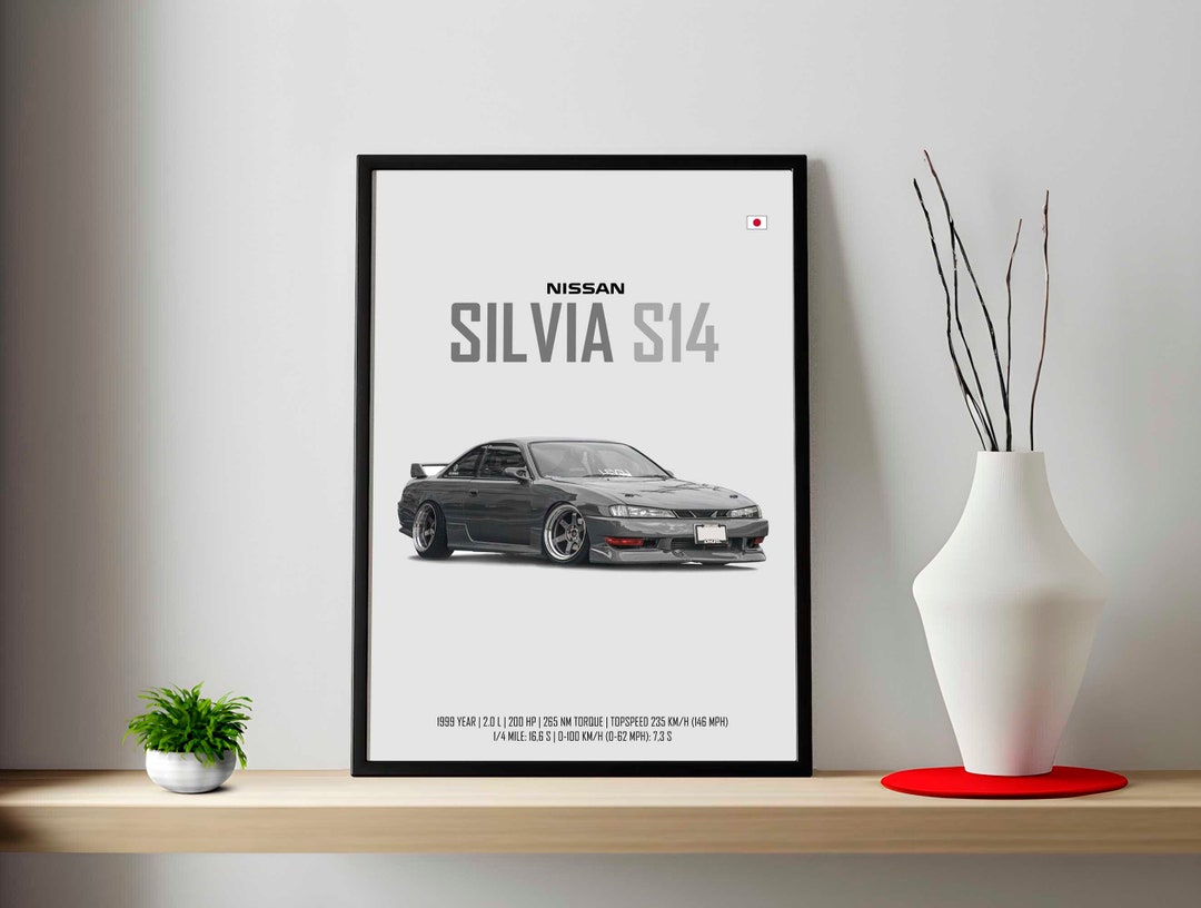 NISSAN Silvia S14 Fast & Furious Car Poster Prints Wall Kids - Etsy