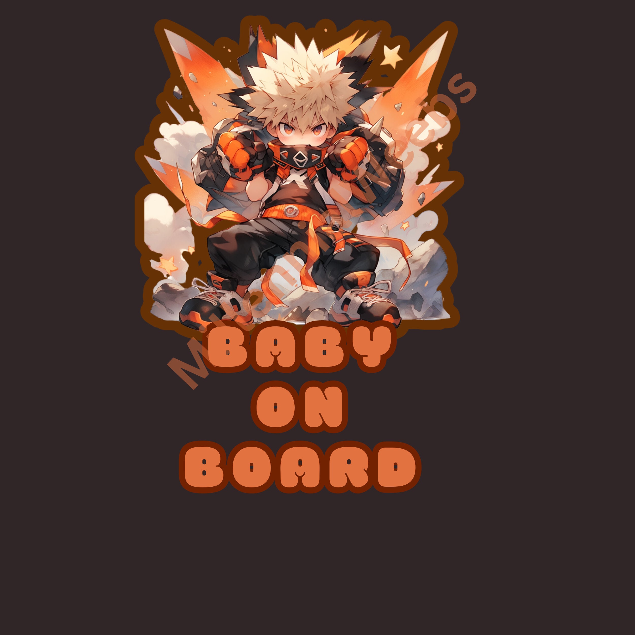 Katsuki Bakugo Baby on Board - Etsy
