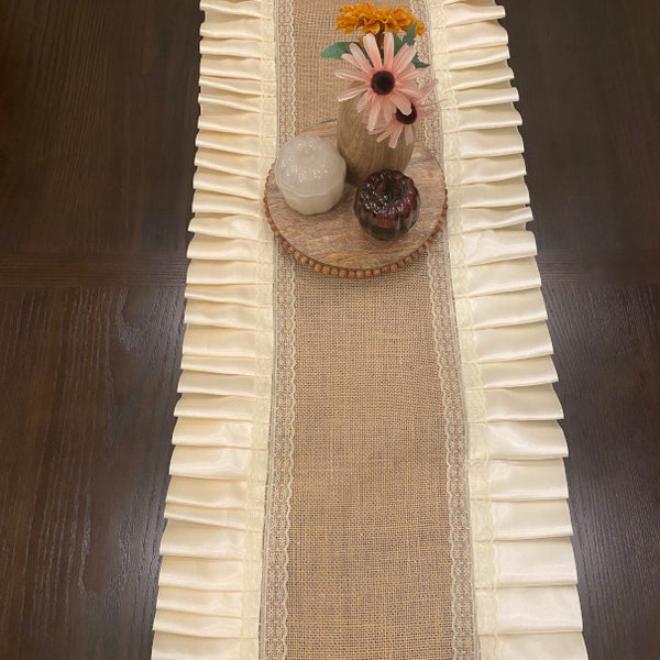 Burlap Runner - Etsy