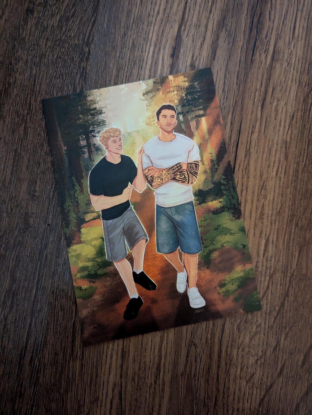 Rookie Recovery Jamie and Bowie Postcard - Etsy