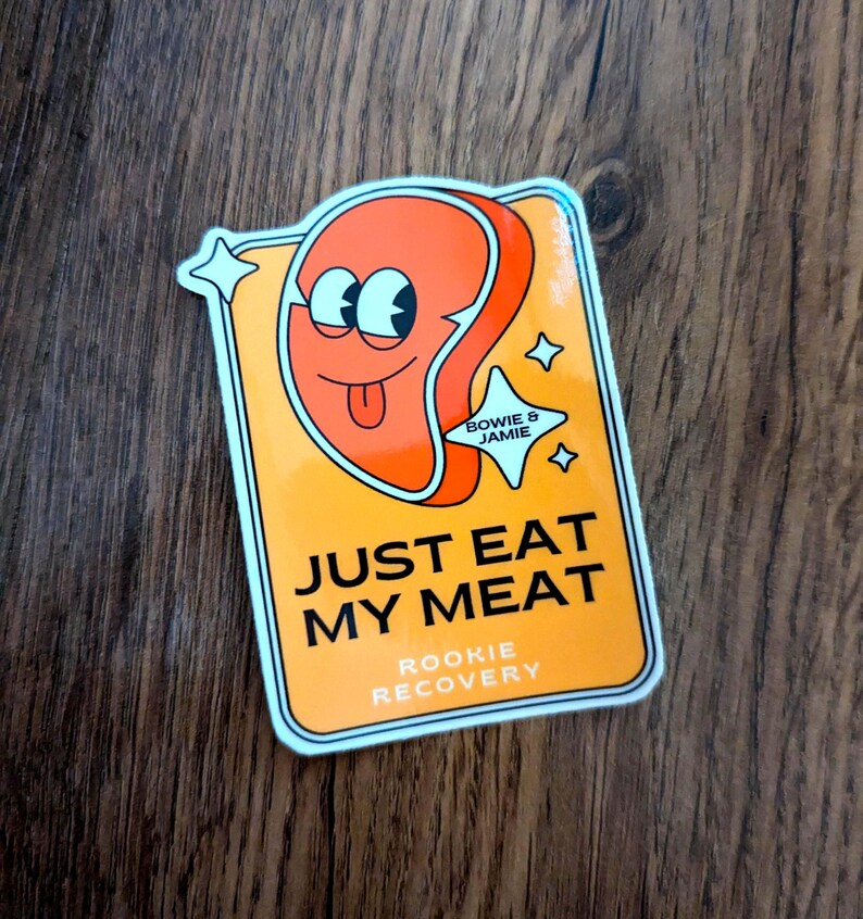 Just Eat My Meat Vinyl Ereader/kindle Sticker - Rookie Recovery - Etsy