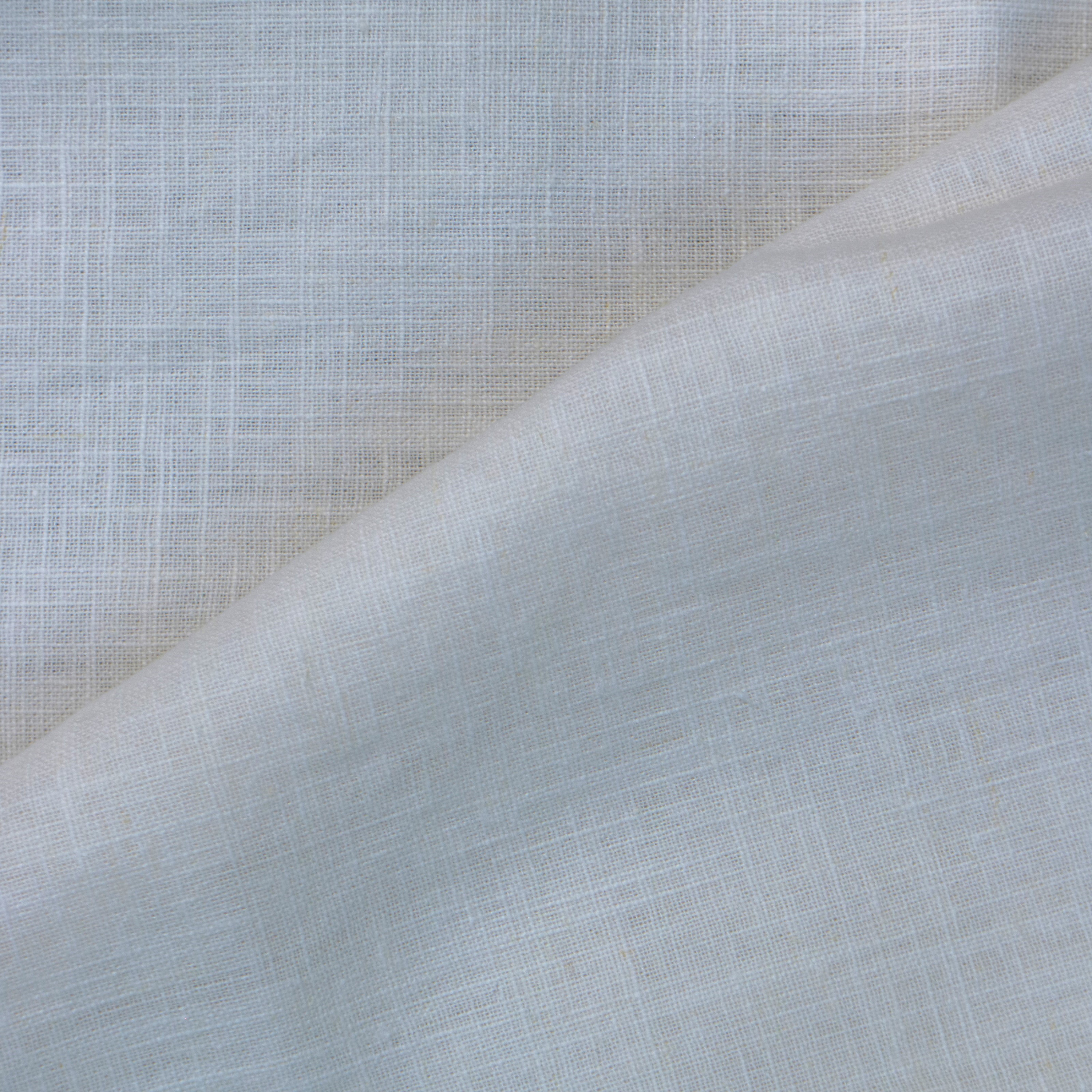 Linen Fabric by the Yard/ off White / Mid Weight / 60linen-40cotton ...