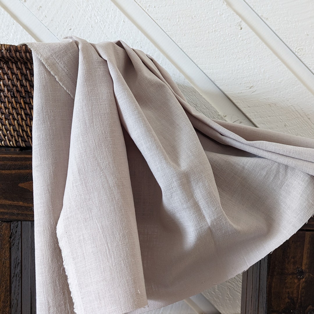 Grayge. Linen Fabric by the Yard. Linen-cotton Blend. Fabric for ...