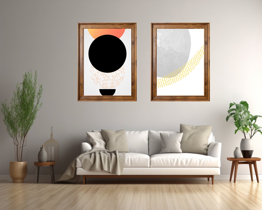 Colorful Shapes Digital Print - Etsy
