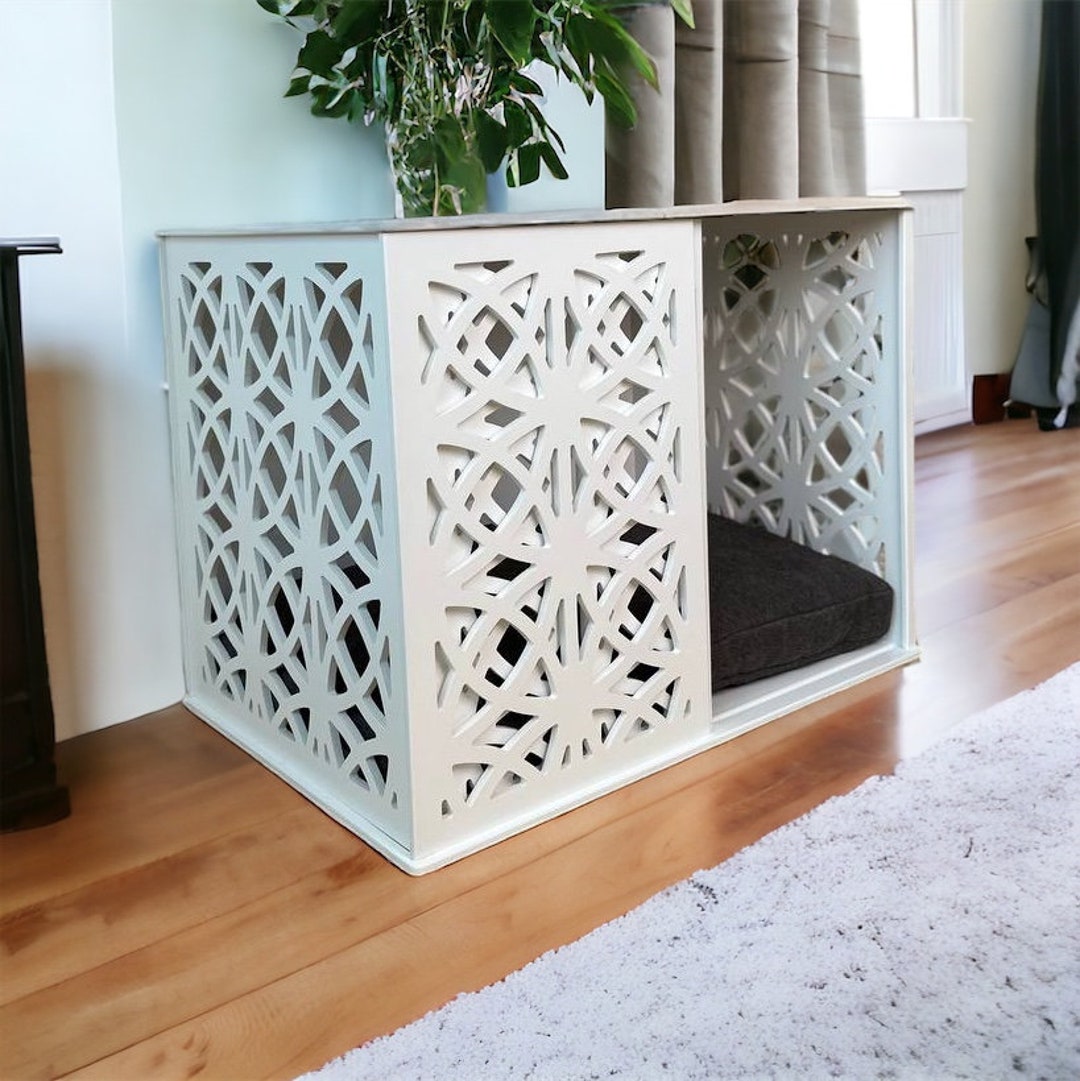 Modern Dog and Cat Crate Indoor Dog Kennel With Cushion Dog Crate ...