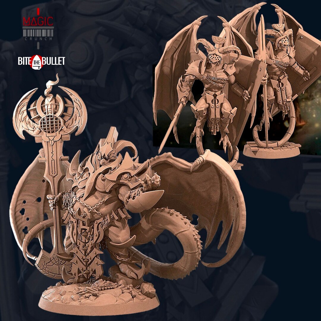 Legion Pit Fiend fear Boss Demon Legions minions Bite the Bullet - Etsy