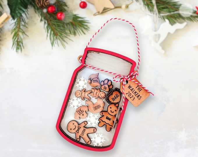 Perfect Batch Family Christmas Ornament With Names Personalized ...