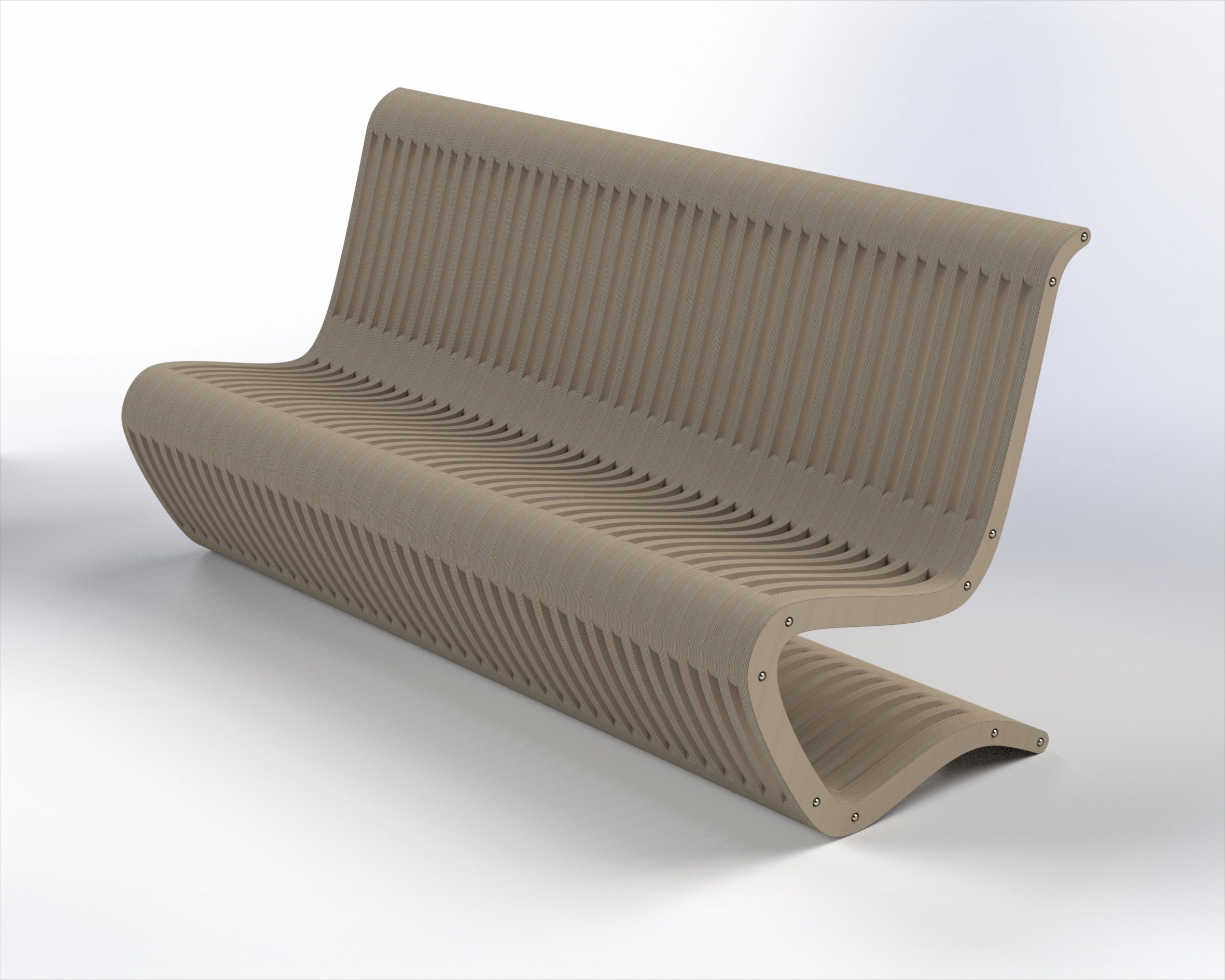 The ‘meldon’ Chair CNC Cutting Files, Plywood Furniture Plans (digital ...