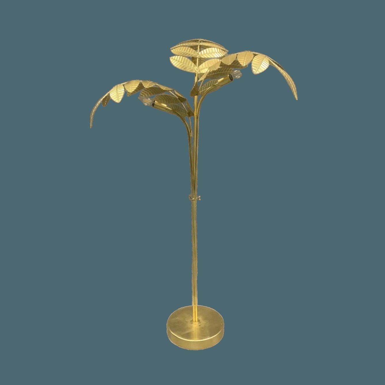 Banana Tree Palm Tree Floor Lamp Gold - Etsy