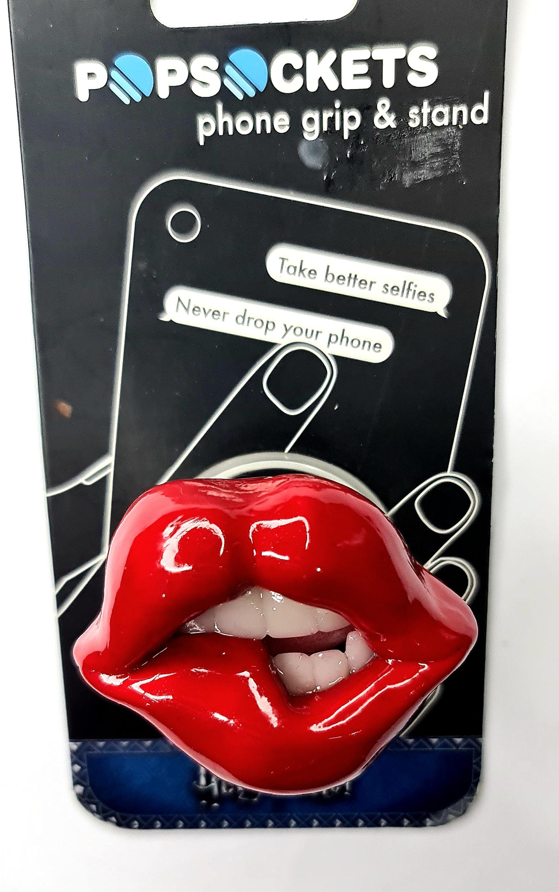 Bitten Lips Phone Grip: Custom Handmade Magsafe Popsockets - Etsy