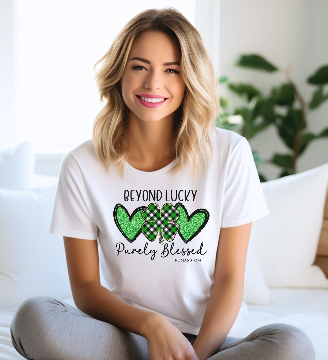 Beyond Lucky Purely Blessed St. Patrick's Day Shirt, St. Patrick's Day ...