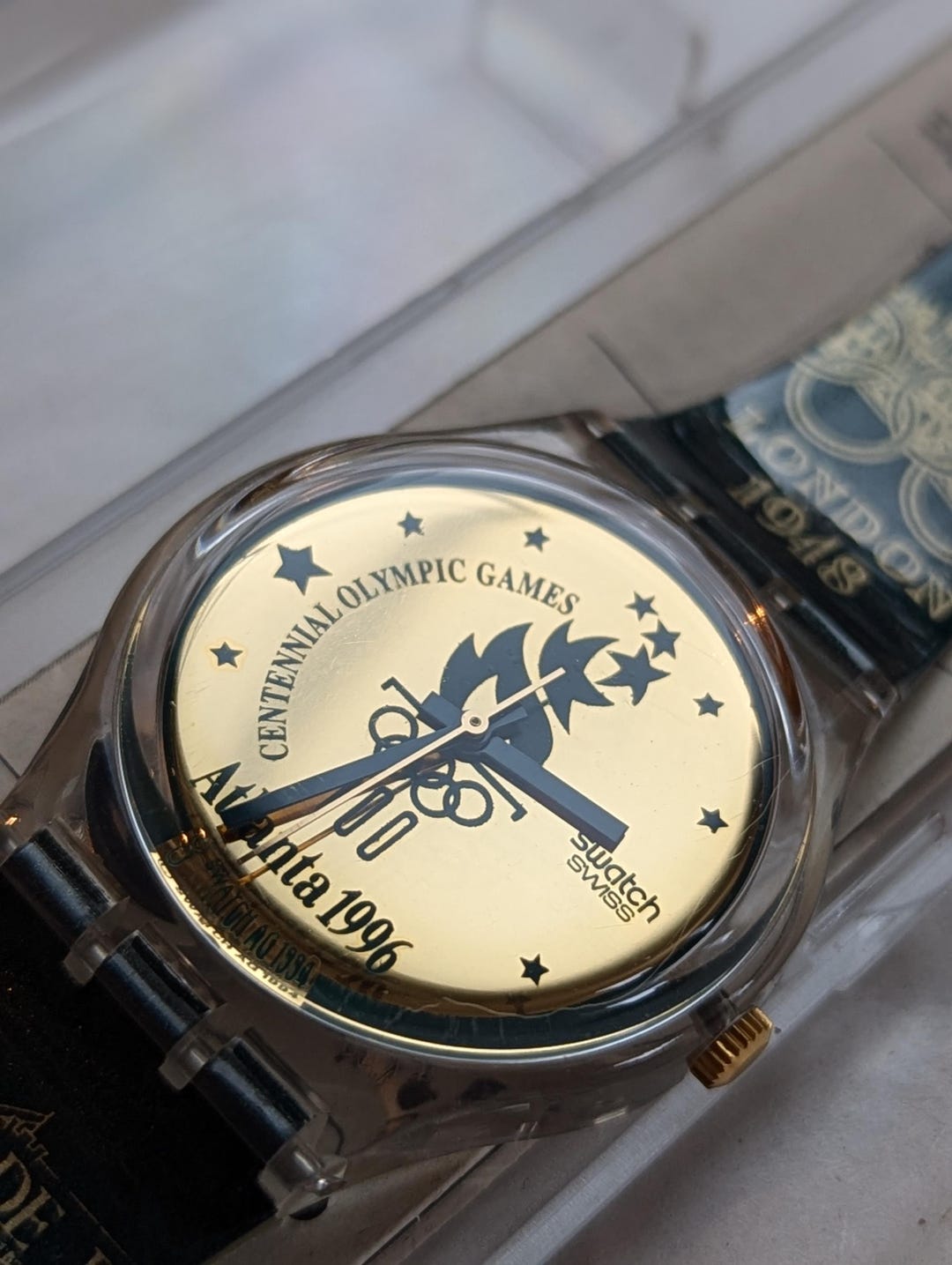 Limited Edition Vintage Swatch centennial Olympic Games Atlanta 1996 ...