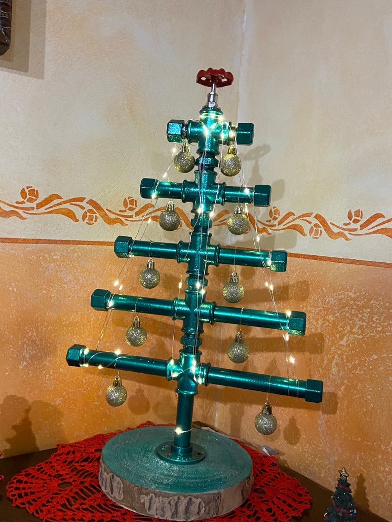 Christmas Tree Industrial Style - Etsy