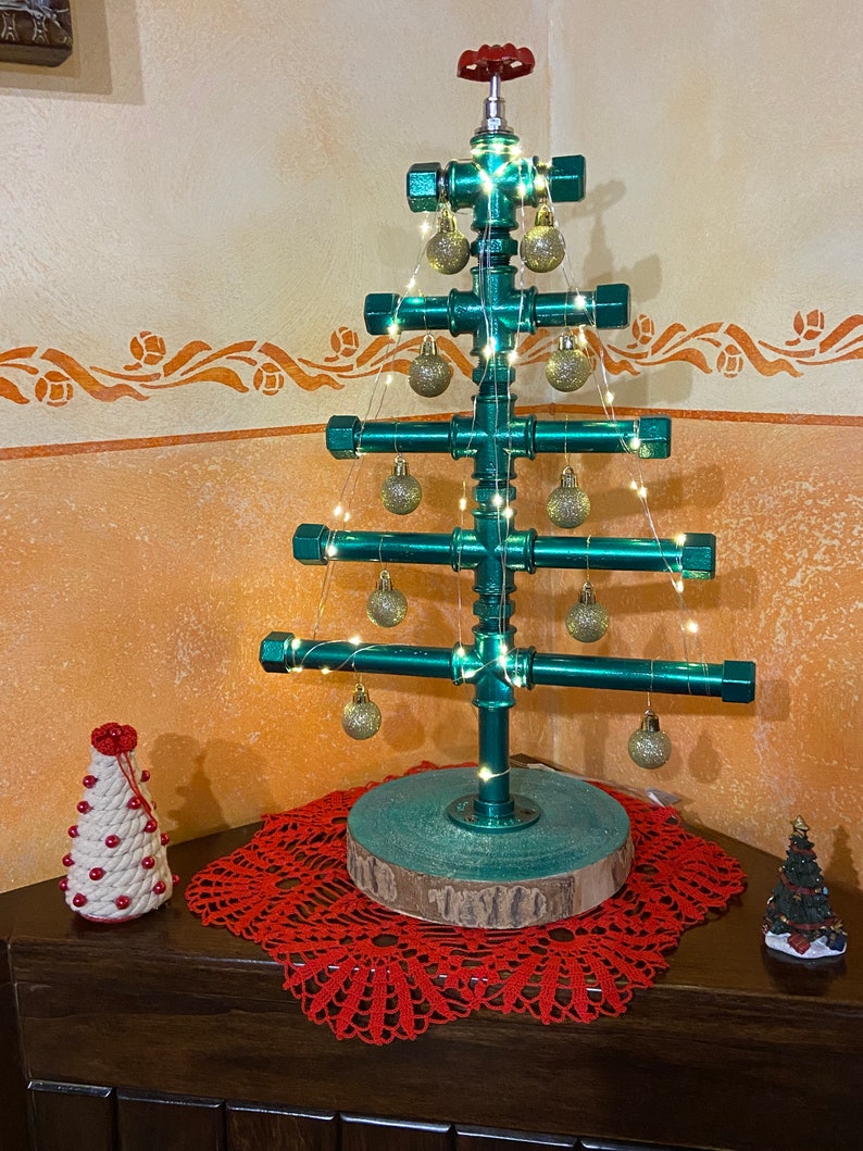 Christmas Tree Industrial Style - Etsy