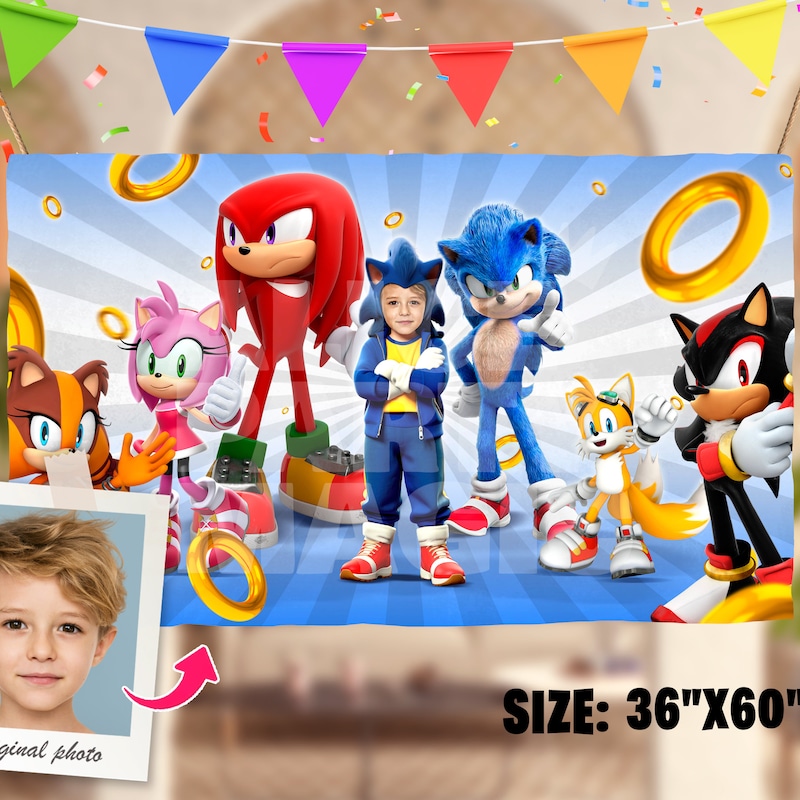 Sonic Banner - Etsy