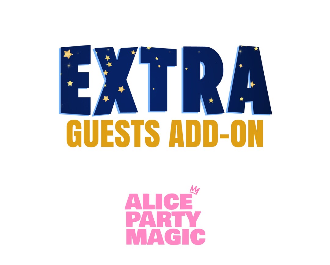 Extra Guests Add-on or Photo Change - Etsy