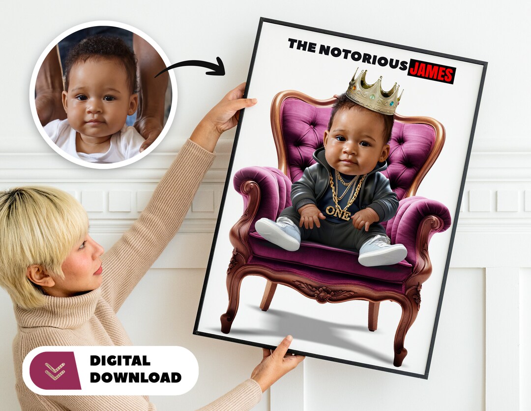 Custom Notorious Portrait Big One Personalized Portrait Print From ...