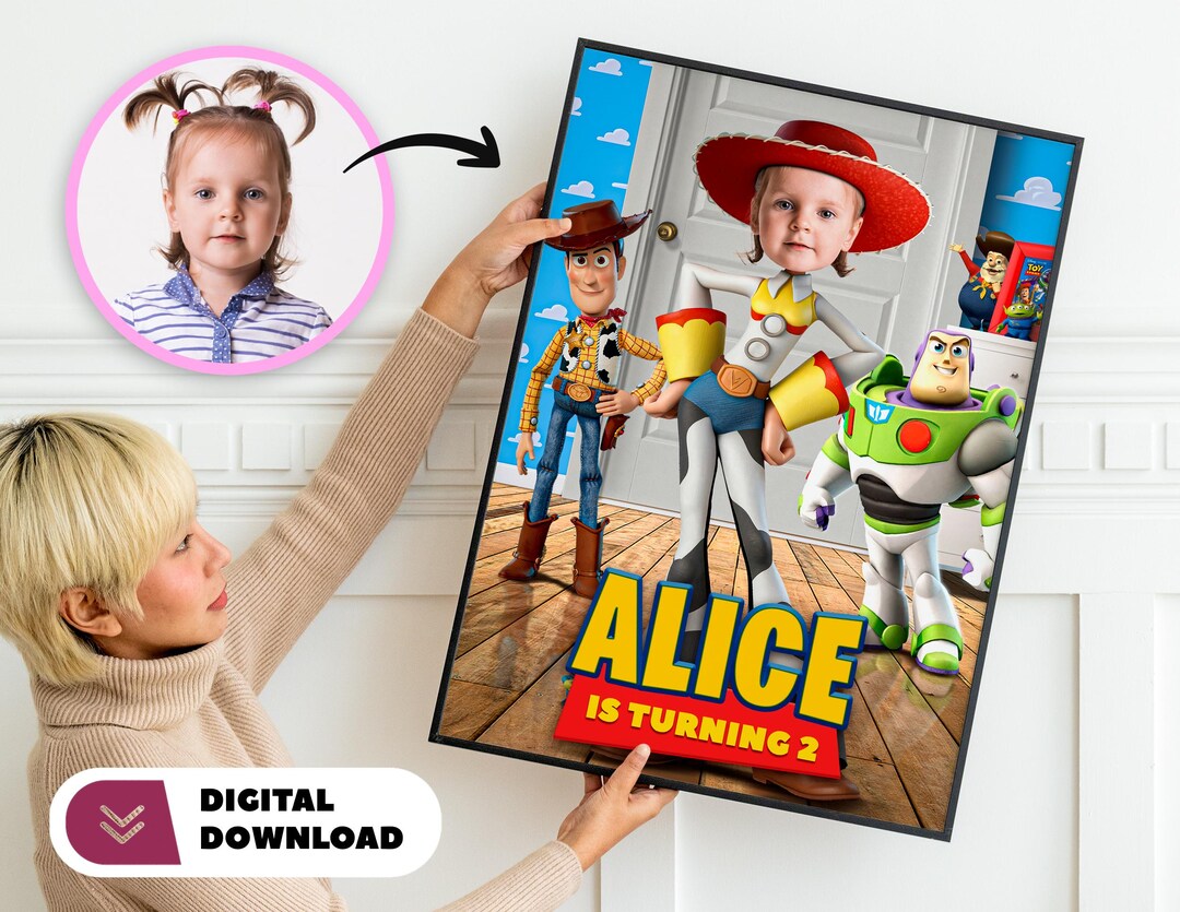 Jessie Personalized With Photo Digital Welcome Sign - Toy Story ...