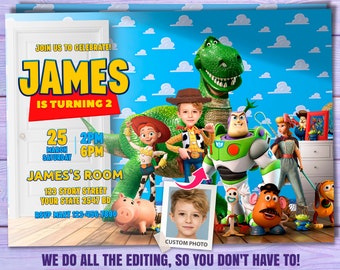 Toy Story Invitation Toy Story Birthday Invitation Toy Story Party Toy ...