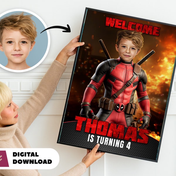 Deadpool Party Supplies - Etsy